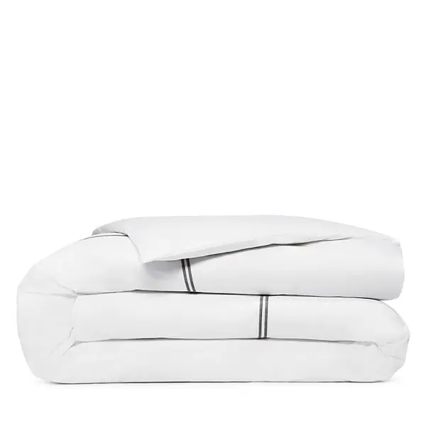 HUDSON PARK COLLECTION Italian Percale Full/queen Duvet Cover Exclusive - Charcoal