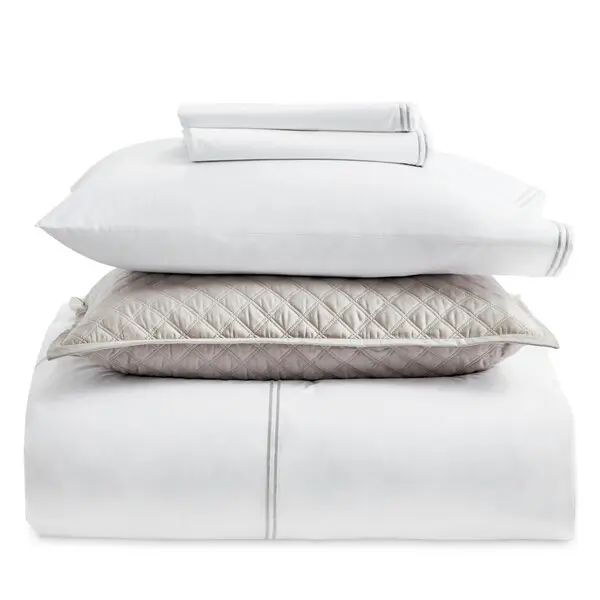HUDSON PARK COLLECTION Italian Percale European Sham Exclusive - Silver