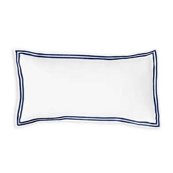 HUDSON PARK COLLECTION Italian Percale Decorative Pillow, 10 X 20 Exclusive - Marine Navy