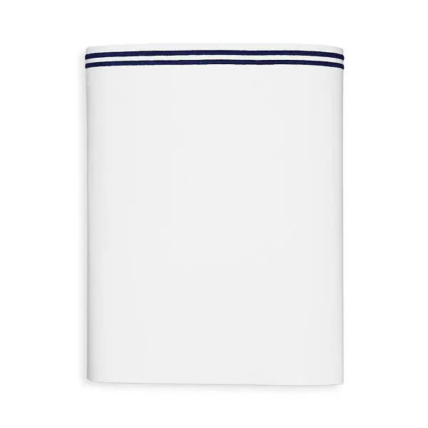 HUDSON PARK COLLECTION Italian Percale Twin Flat Sheet Exclusive - Marine Navy