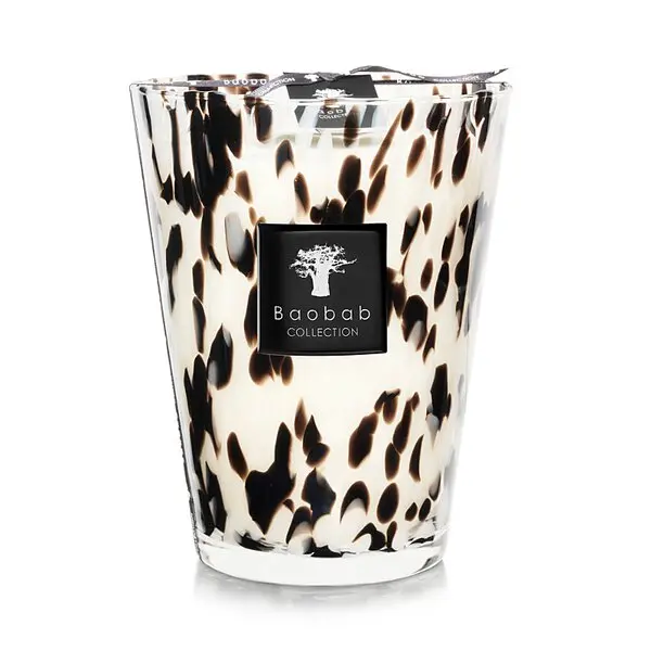 BAOBAB COLLECTION Max 24 Black Pearls Candle - No Color