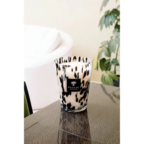 BAOBAB COLLECTION Max 24 Black Pearls Candle