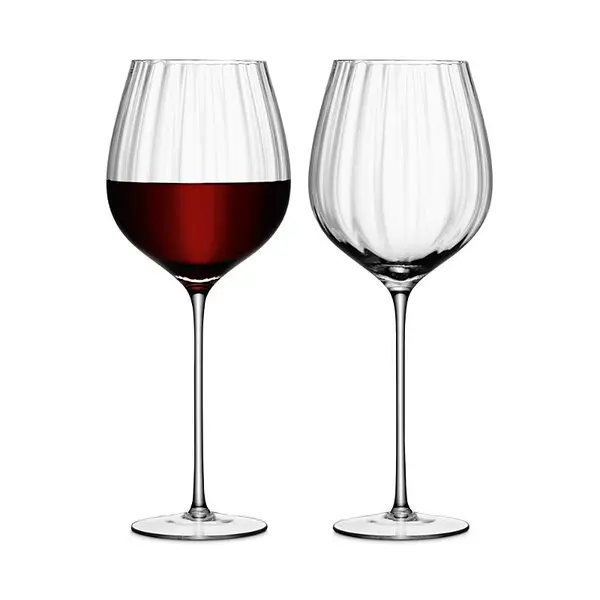 LSA Aurelia Red Wine Glass, Set Of 2 - Clear
