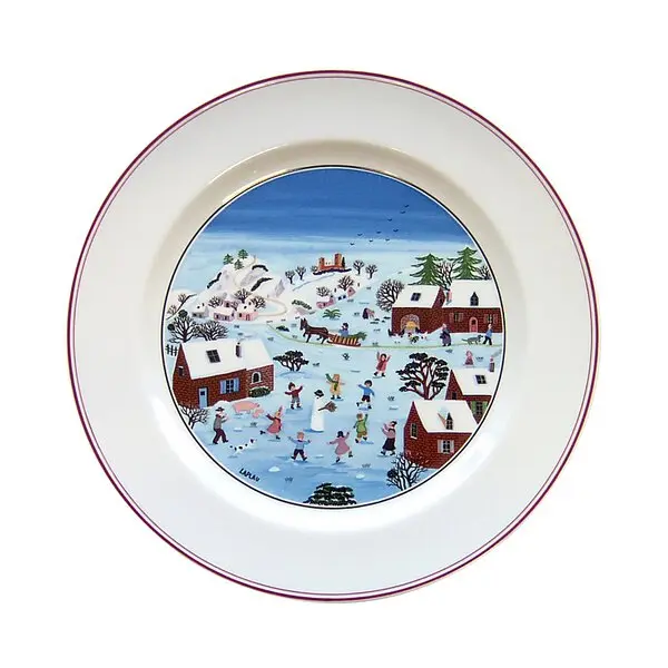 VILLEROY & BOCH Naif Christmas Dinner Plate - Multi
