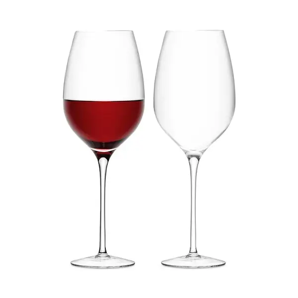 LSA Wine Red Wine Goblet, Set Of 2 - Clear