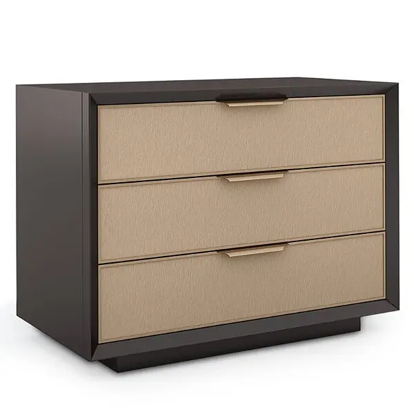 CARACOLE Triple Wrap Nightstand - Dark Chocolate