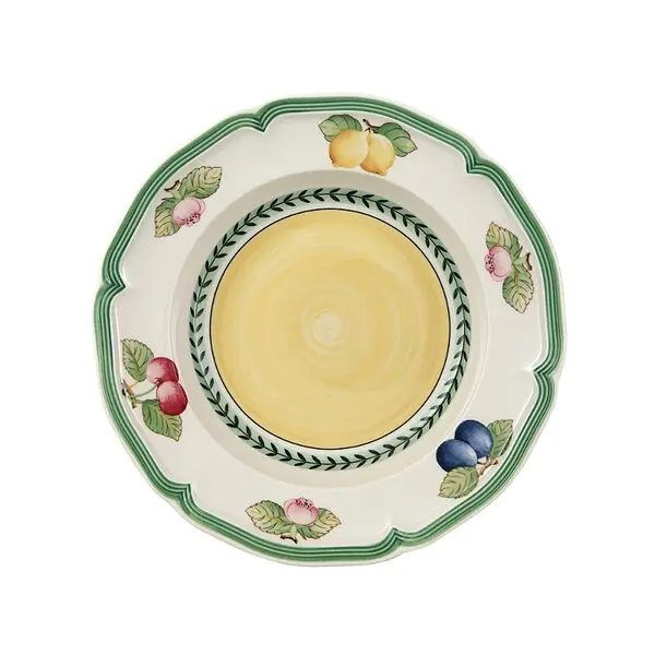 VILLEROY & BOCH French Garden Rim Soup Bowl - Fleurence