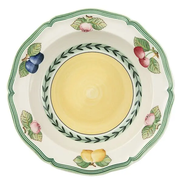 VILLEROY & BOCH French Garden Rim Cereal Bowl - Fleurence