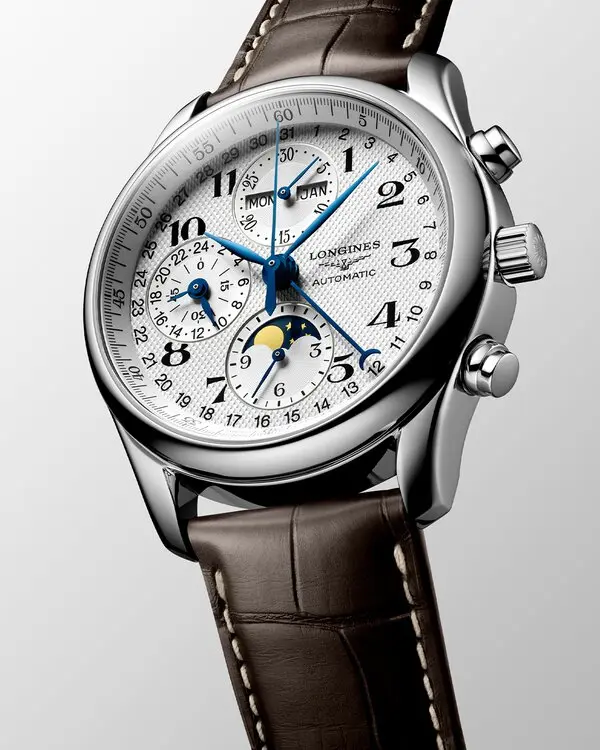 LONGINES Master Collection 40mm Strap Watch - Silver/brown