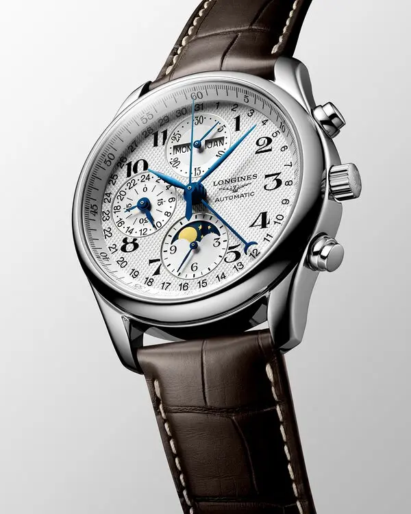 LONGINES Master Collection 40mm Strap Watch - Silver/brown