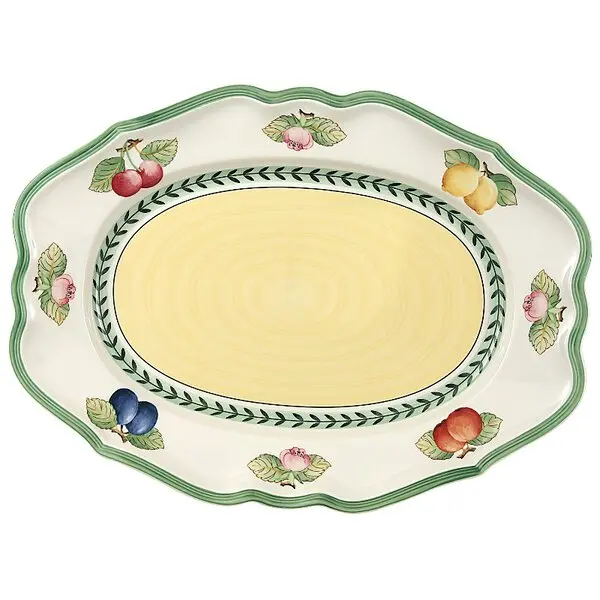 VILLEROY & BOCH French Garden Platter, 14.5 - Fleurence