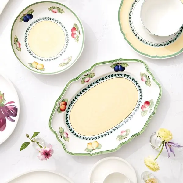 VILLEROY & BOCH French Garden Platter, 14.5
