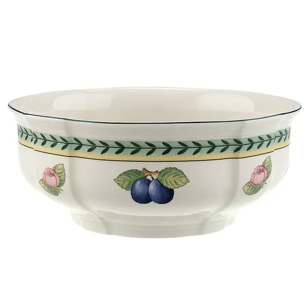 VILLEROY & BOCH French Garden Round Vegetable Bowl - Fleurence