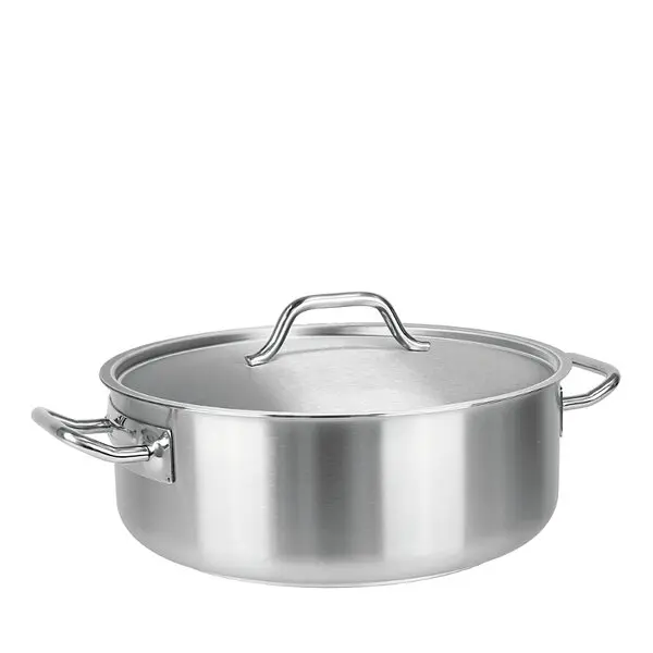 CRISTEL Stainless Steel 15 Qt. Stew Pan - Silver