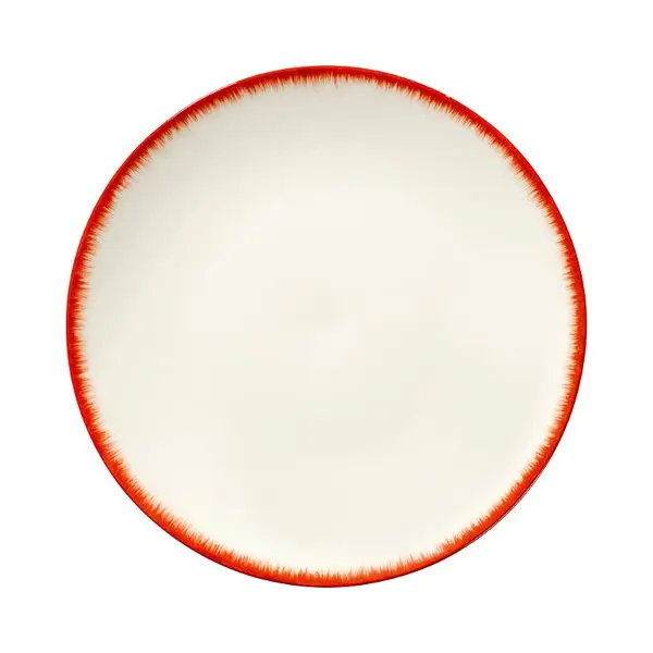 SERAX De Plate Var 2 - White/red