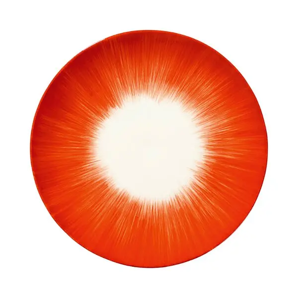 SERAX De Plate Var 5 - White/red