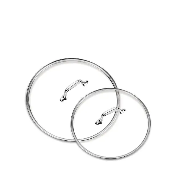 ALL-CLAD Fry Pan Lids Set Of 2 - Stainless