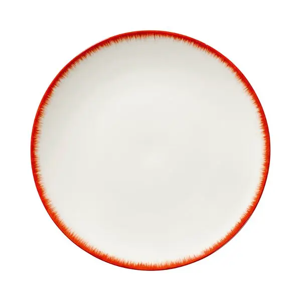 SERAX De Plate Var 2 - White/red