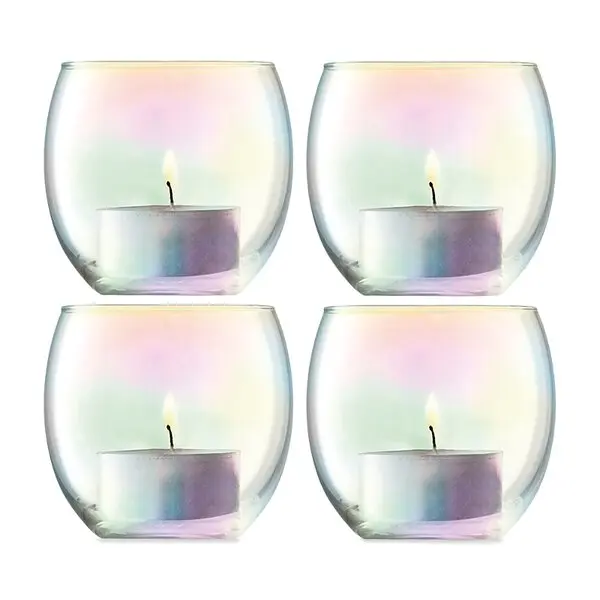 LSA Look Votive Holders, Set Of 4 - Mother Of Pearl