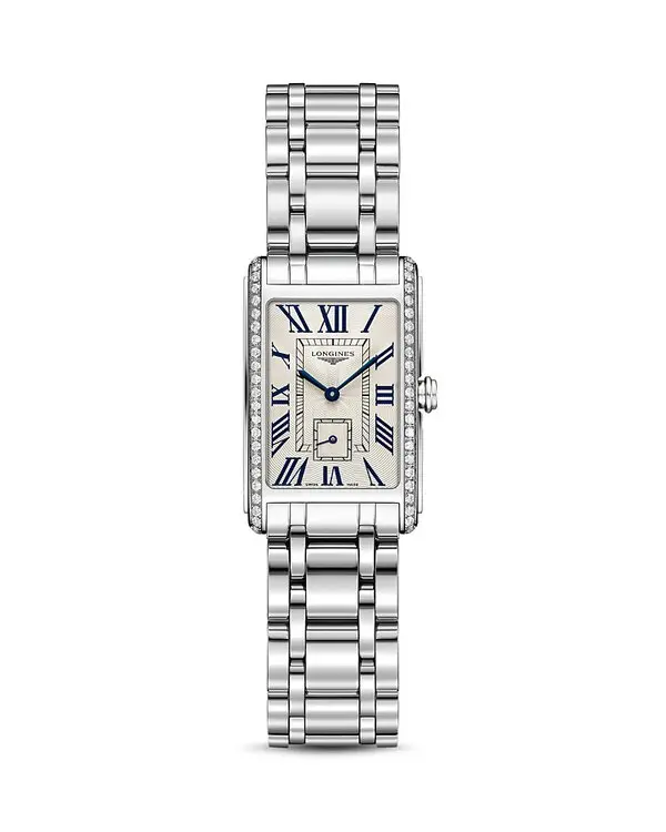 LONGINES Dolcevita Diamond Watch, 20.5mm - White/silver