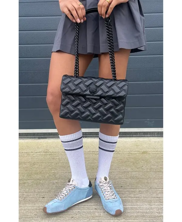 Kurt Geiger Kensington Drench Leather Shoulder Bag