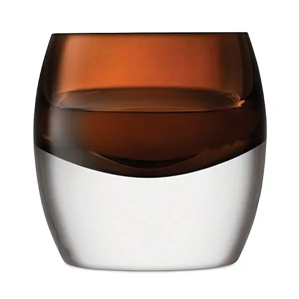 LSA Whisky Club Peat Tumblers, Set Of 2 - Brown