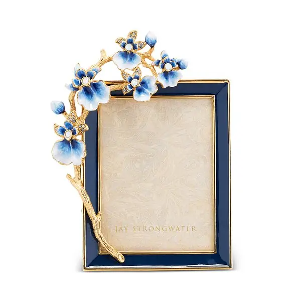 JAY STRONGWATER Kelsey Orchid Frame, 3 X 4 - Delft Garden