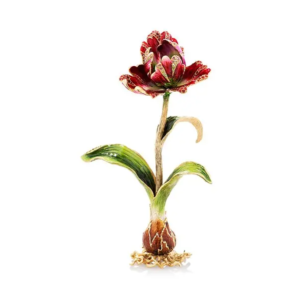 JAY STRONGWATER Renee Tulip Objet D'art