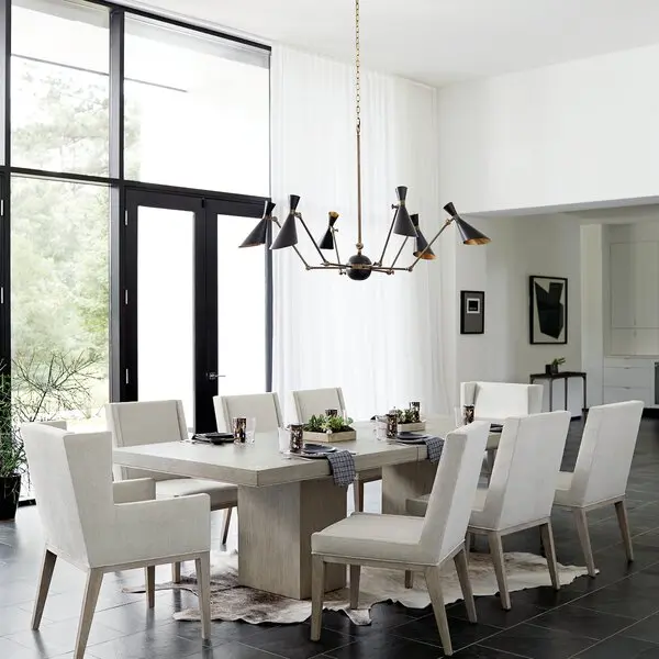 BERNHARDT Artisan Collection Linea Arm Chair - Solid Ash