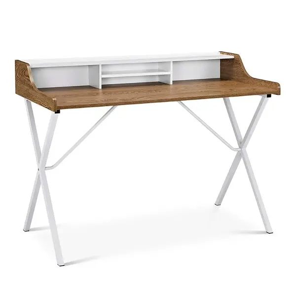 MODWAY Bin Office Desk - Walnut