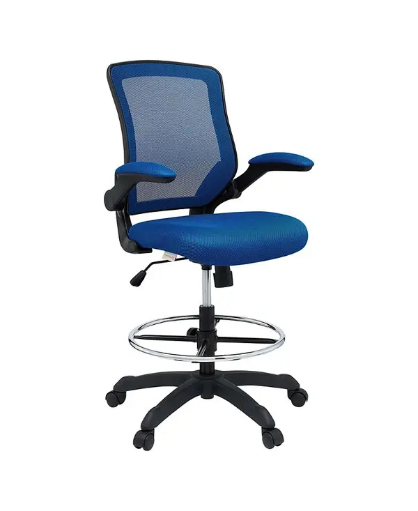 MODWAY Veer Drafting Chair - Blue