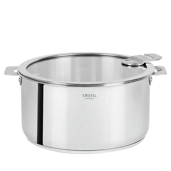 CRISTEL Casteline Tech 6 Qt. Stew Pot With Lid Exclusive - Stainless Steel