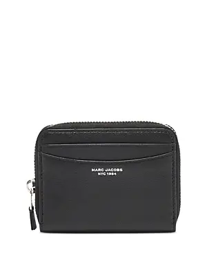MARC JACOBS｜THE SLIM 84 COLORBLOCK ZIP AROUND WALLET Marc Jacobs The Slim 84 Colorblock Zip - Black/Nickel