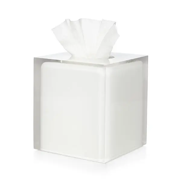 Jonathan Adler Tissue Box Cover - White