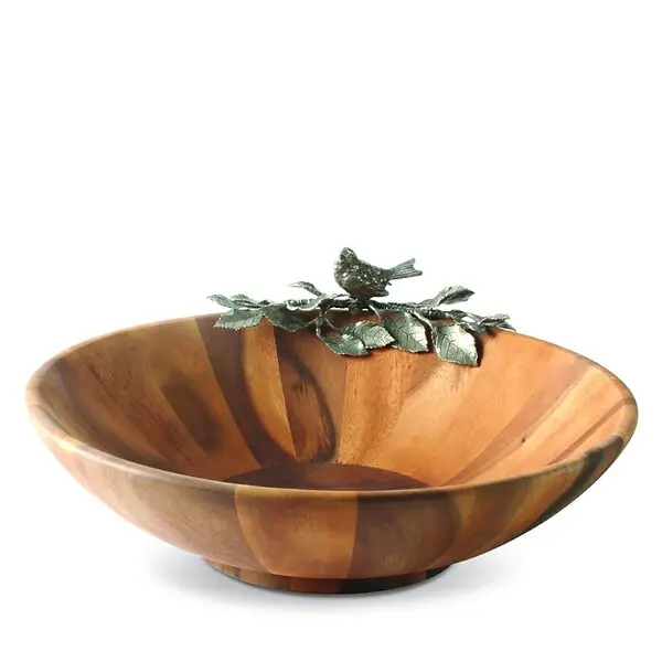 VAGABOND HOUSE Song Bird Salad Serving Bowl - Pewter