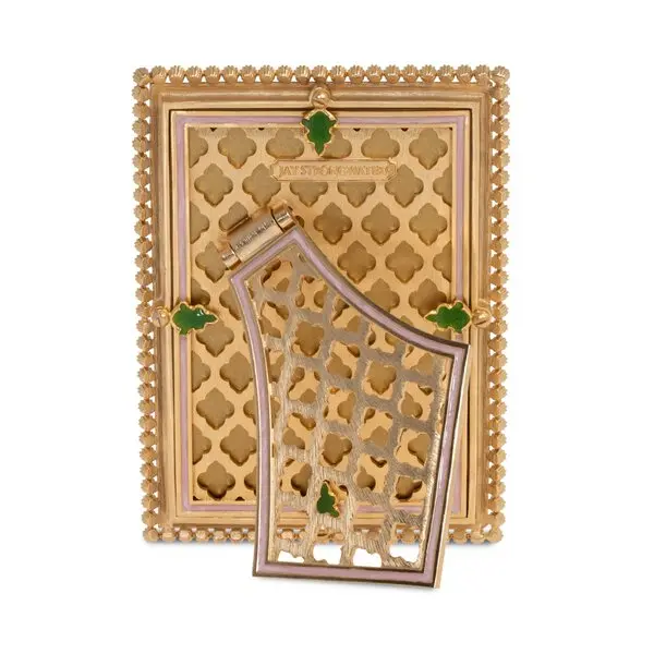 JAY STRONGWATER Lorraine Stone Edge 4 X 6 Frame - Flora