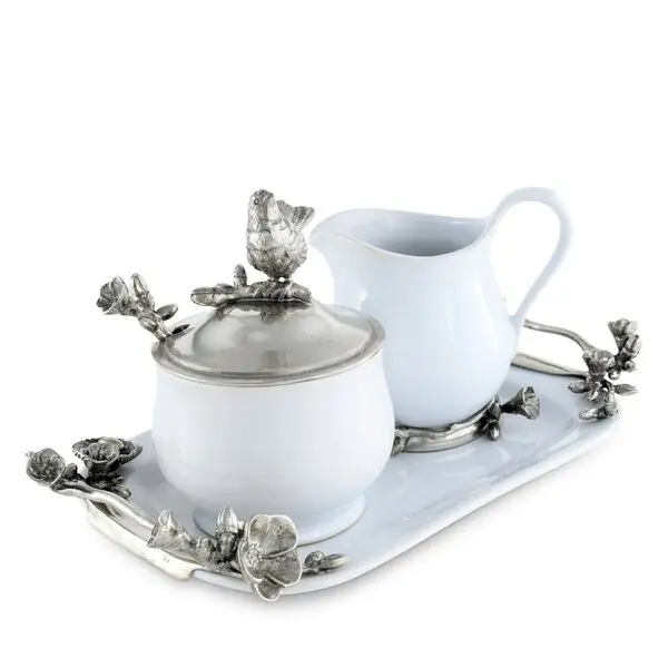 VAGABOND HOUSE Song Bird Stoneware Creamer Set