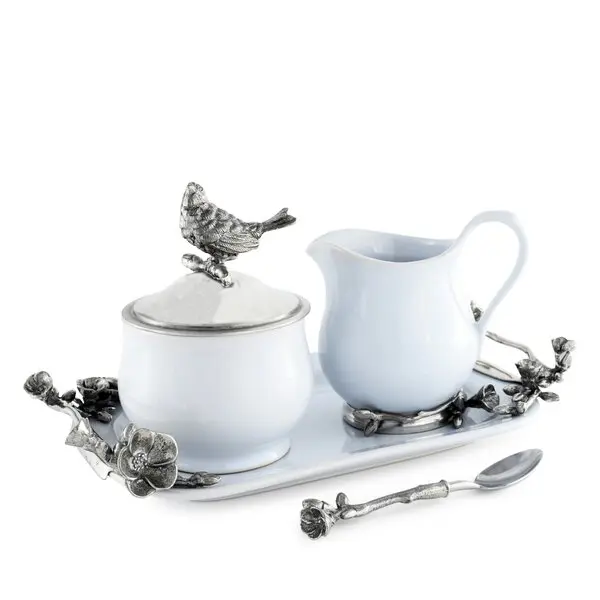 VAGABOND HOUSE Song Bird Stoneware Creamer Set