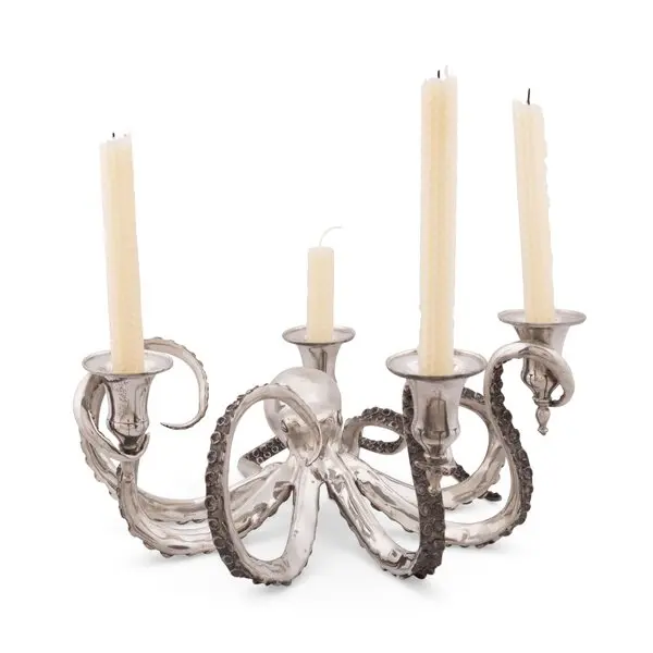 VAGABOND HOUSE Four Taper Octopus Candelabrum