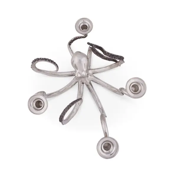 VAGABOND HOUSE Four Taper Octopus Candelabrum