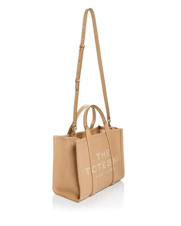 Marc Jacobs The Leather Tote Bag - Camel/gold