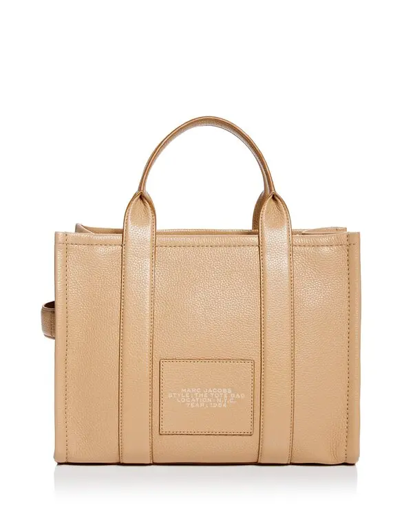 Marc Jacobs The Leather Tote Bag - Camel/gold