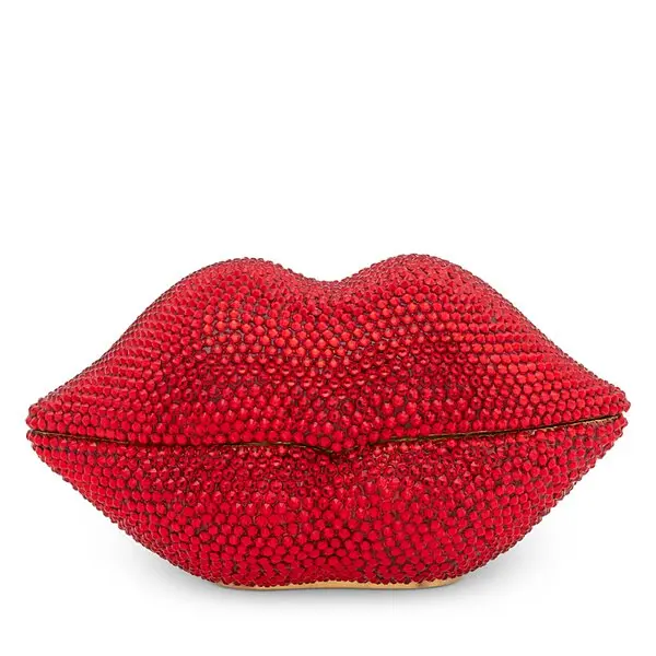 JAY STRONGWATER Amy Pave Crystal Lips Box - Ruby