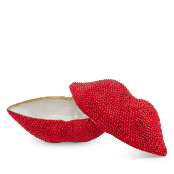 JAY STRONGWATER Amy Pave Crystal Lips Box