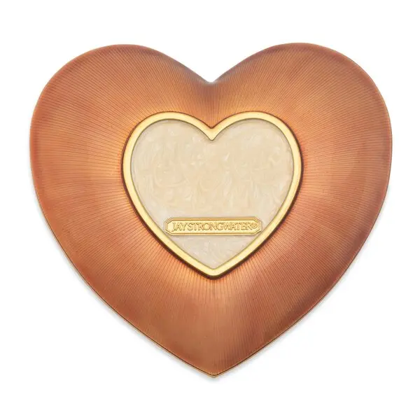 JAY STRONGWATER Aria Floral Heart Trinket Tray