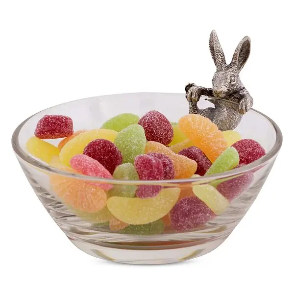 VAGABOND HOUSE Bunny Dip/candy Bowl - Pewter