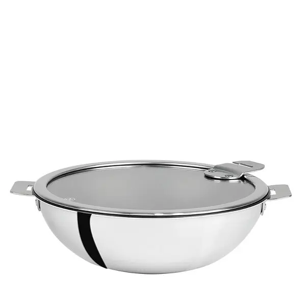 CRISTEL Casteline Tech 3 Qt. Nonstick Wok With Lid Bloomingdale's Exclusive - Stainless Steel