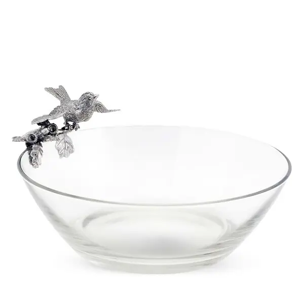 VAGABOND HOUSE Songbird Glass Bowl - Pewter
