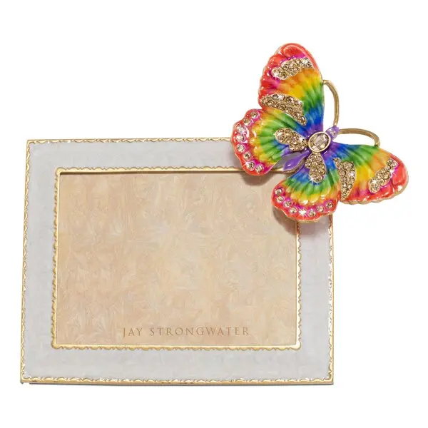 JAY STRONGWATER Nova Butterfly Frame, 3 X 4