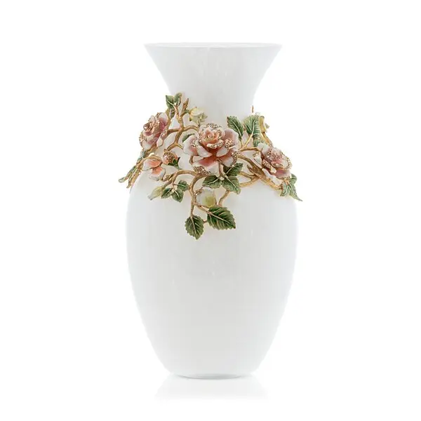 JAY STRONGWATER Gabrielle Grand Vase - Rose